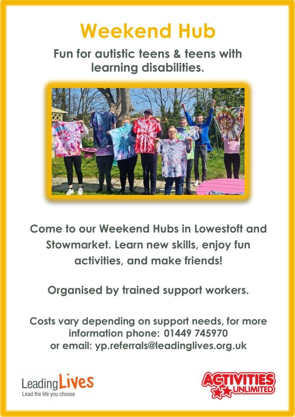 Leading Lives Saturday Clubs - Suffolk SEND Local Offer